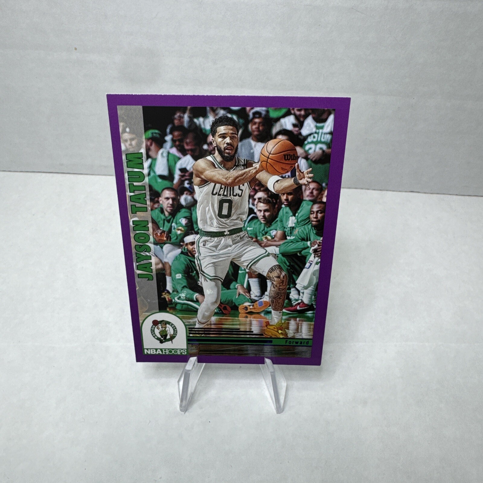 2022-23 Panini NBA Hoops - Hoops Tribute Purple #286 Jayson Tatum for ...