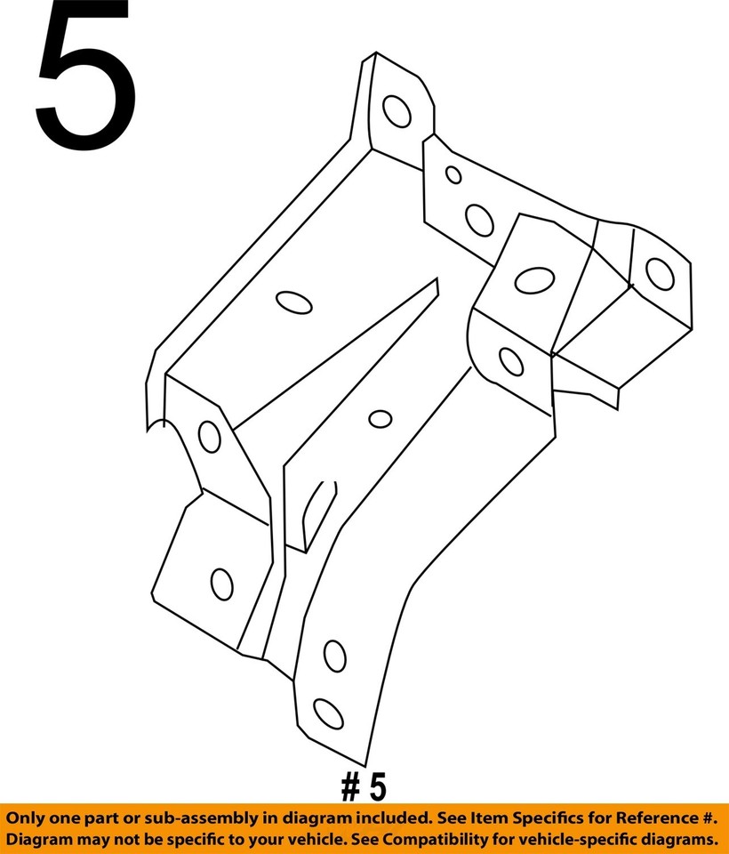NISSAN OEM 14-19 Rogue Radiator Support Radiator Support-Lock Support ...