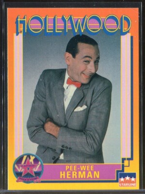 Pee-Wee Herman 1991 Starline Hollywood Walk of Fame Trading Card #101 ...