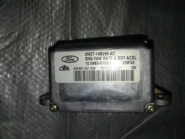 2004 - 2009 Jaguar Xj8 Yaw Rate Sensor Traction Control Module OEM ...