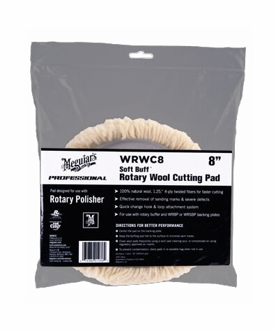 Meguiars SOFT BUFF ROTARY WOOL CUT WRWC8 | eBay