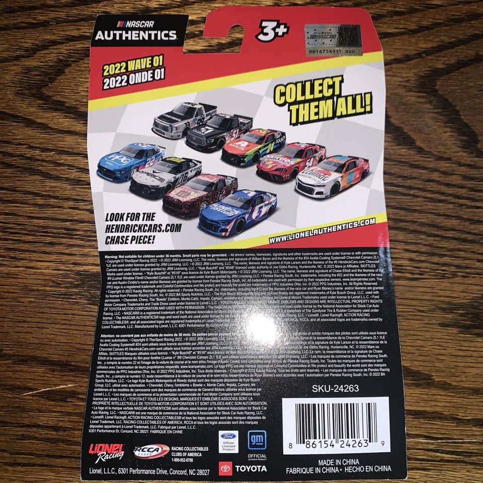 NASCAR AUTHENTICS RYAN BLANEY 2022 WAVE 01 RACED VERSION DAYTONA 1:64 ...