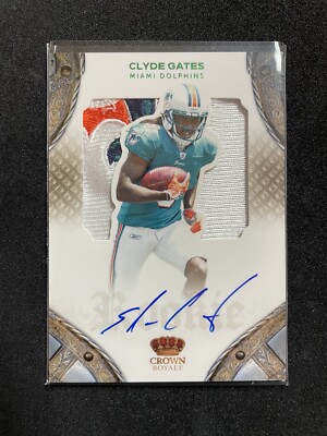 Clyde Gates 2011 Panini Crown Royale Silhouette Signatures Rookie ...