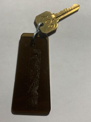 Vintage Hotel Motel Room Key Fob & Key #607 | eBay
