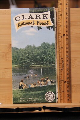 Clark National Forest Map Brochure Vintage with wear and tear ? 1965 ...