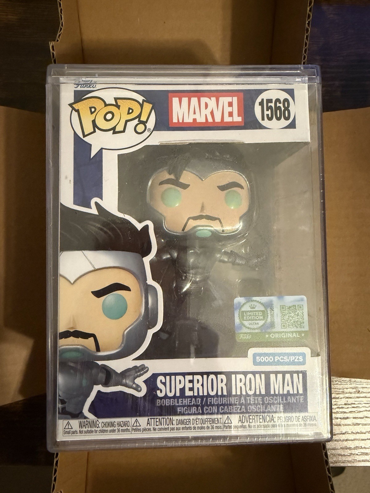 Funko POP! #1568 Marvel Superior Iron Man Limited Edition LE 5000 ...