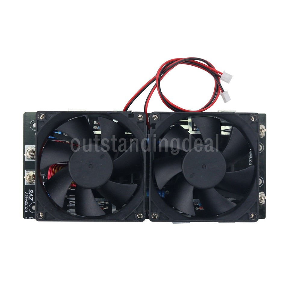 2000W DC 12-48V ZVS Induction Heater with 7-Turn Induction Heating Coil ...