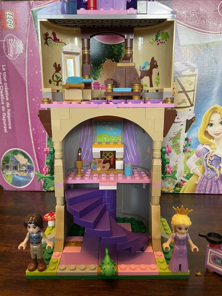 LEGO Disney: Rapunzel's Creativity Tower 41054 Box, Minifigs ...