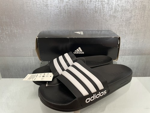ADIDAS Men's Black Adilette Shower Slides Sandals Size: 12 (AQ1701 ...