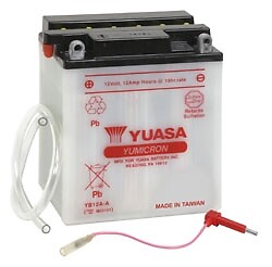 Yuasa Battery YuMicron YB12A-A OEM# 26012-1061 48493221298 | eBay