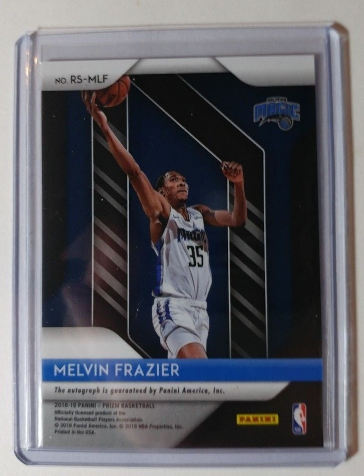 2018-19 PRIZM RC AUTO MELVIN FRAZIER MAGIC | eBay