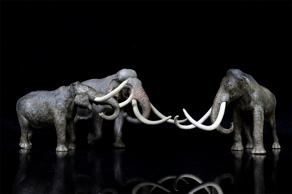 Eofauna 1/35 Mastodon Mammut Figure Adult Collections Toys Gift Animal ...