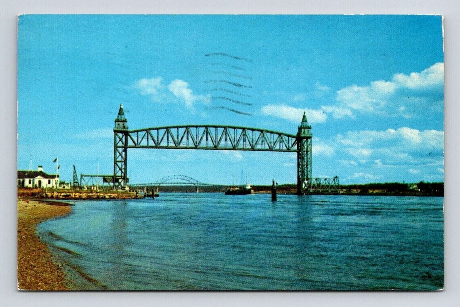 Buzzards Bay RR Bridge Bourne Traffic Cape Cod Canal Massachusetts PM ...