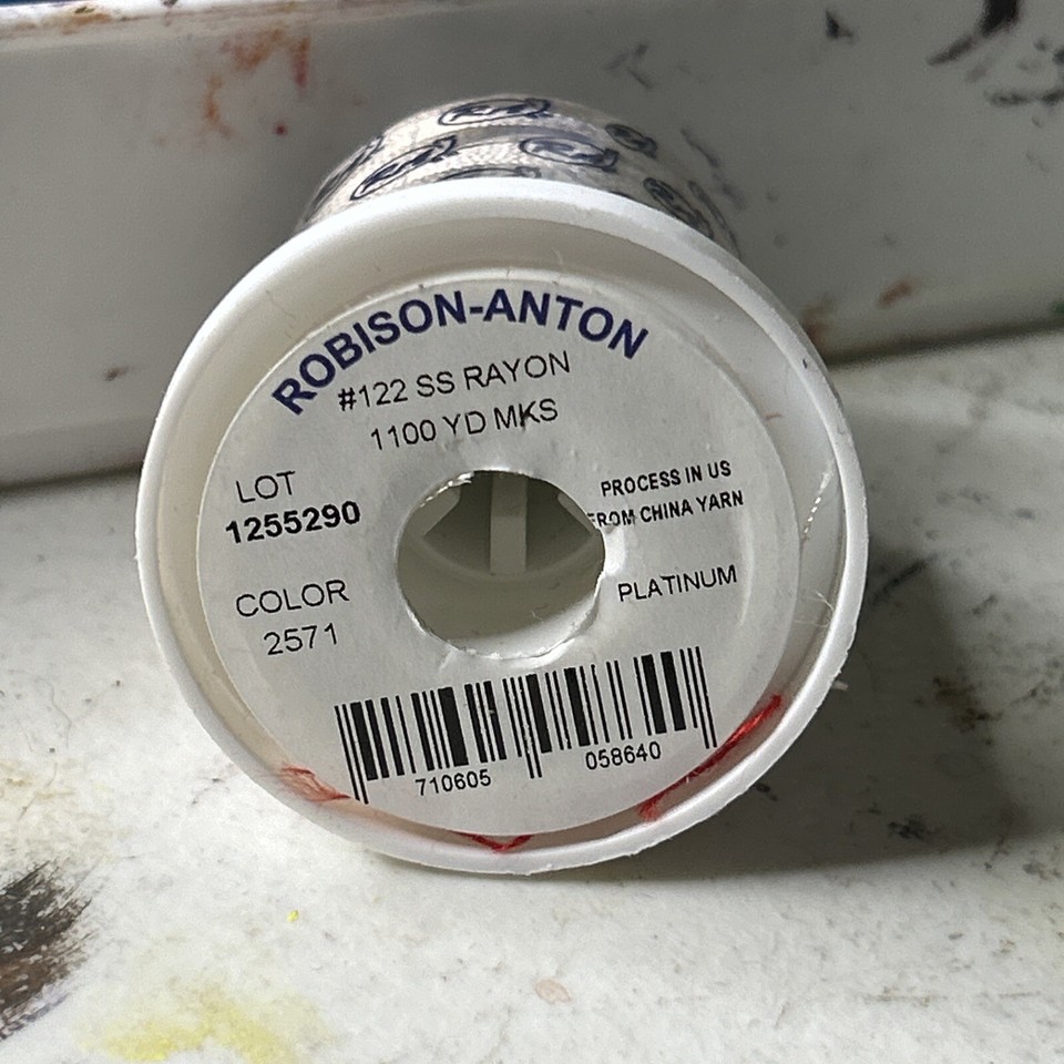 Robison Anton Embroidery Rayon Thread - 1100 yds Embroidery Thread ...
