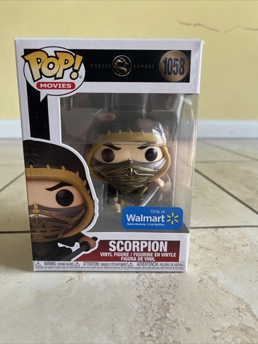 Funko Pop Mortal Kombat Scorpion #1058 - Walmart Exclusive! (Damaged ...