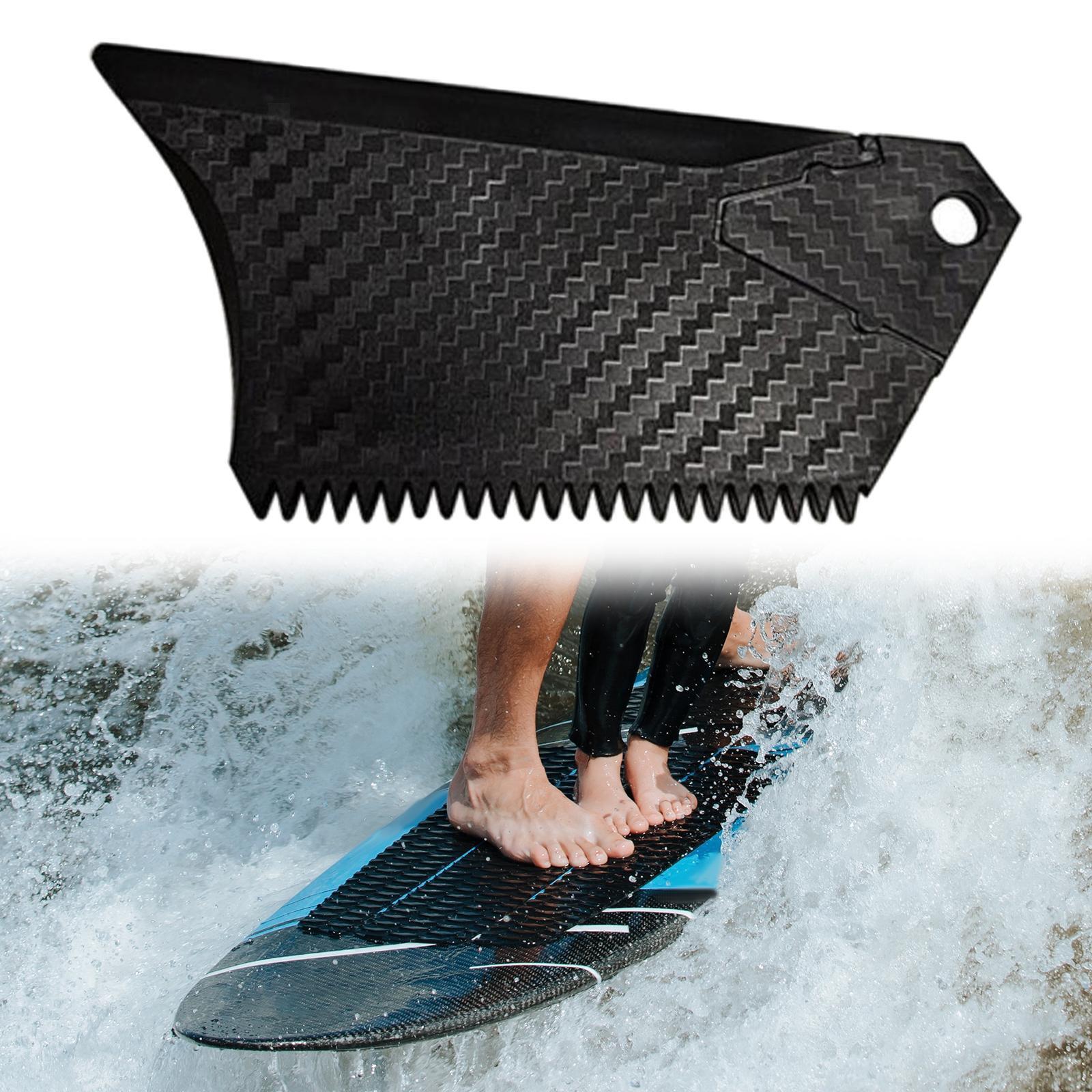 Surfboard Wax Comb with Fin Key Portable Jagged Edges with Keychain ...