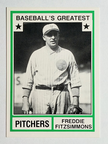1982 TCMA Greatest Pitchers #41 Freddie Fitzsimmons | eBay
