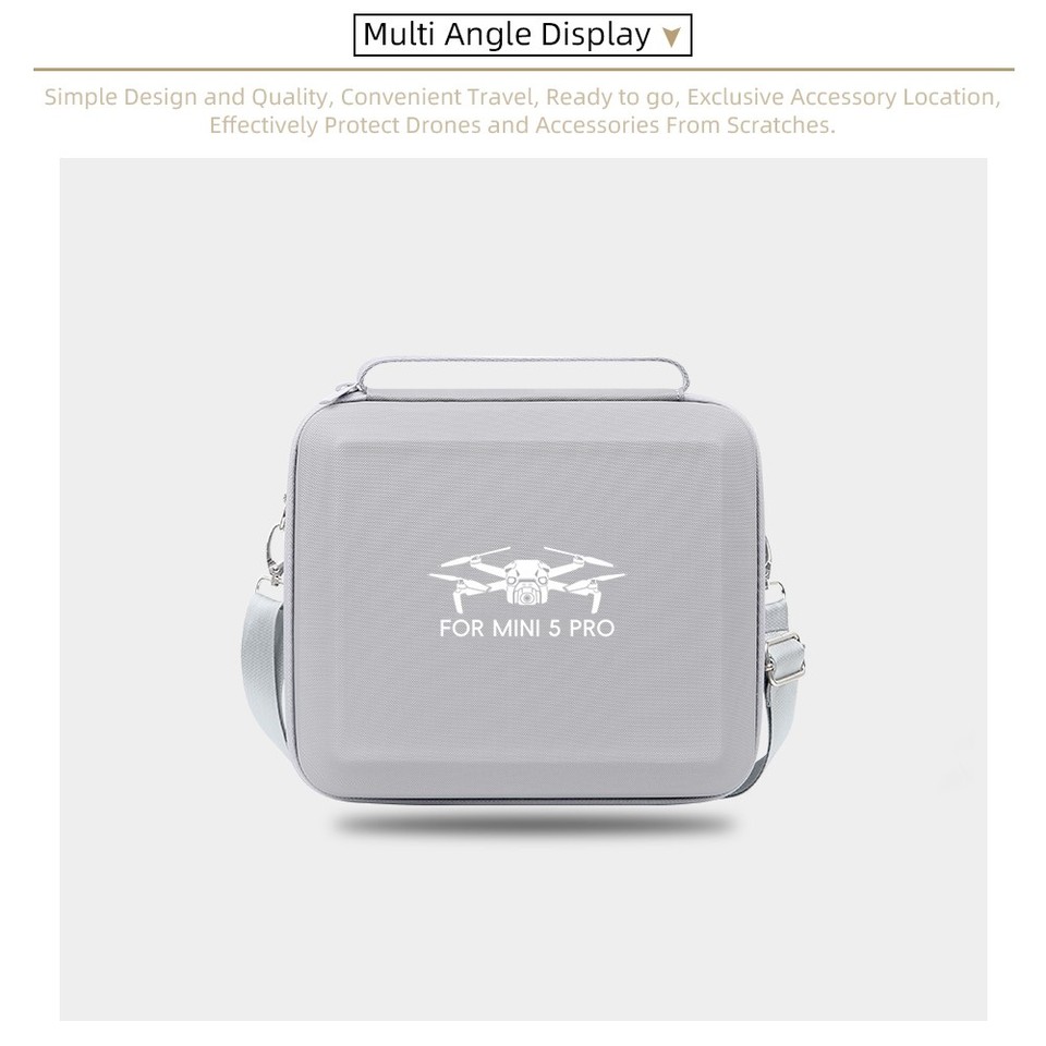 Shockproof Storage Case Shoulder Bag For DJI Mini 5 Pro Drone&DJI RC-N3 ...