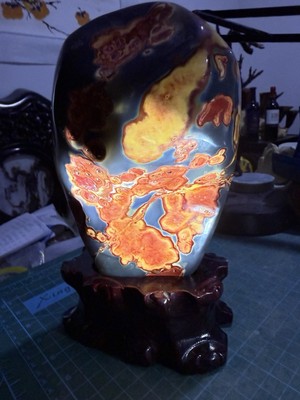 3319g Chicken Blood Red jasper quartz cluster crystal specimen ...