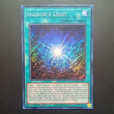 Yu-Gi-Oh TCG Shadow's Light BLMR-EN037 1st Edition Secret Rare Card NM ...