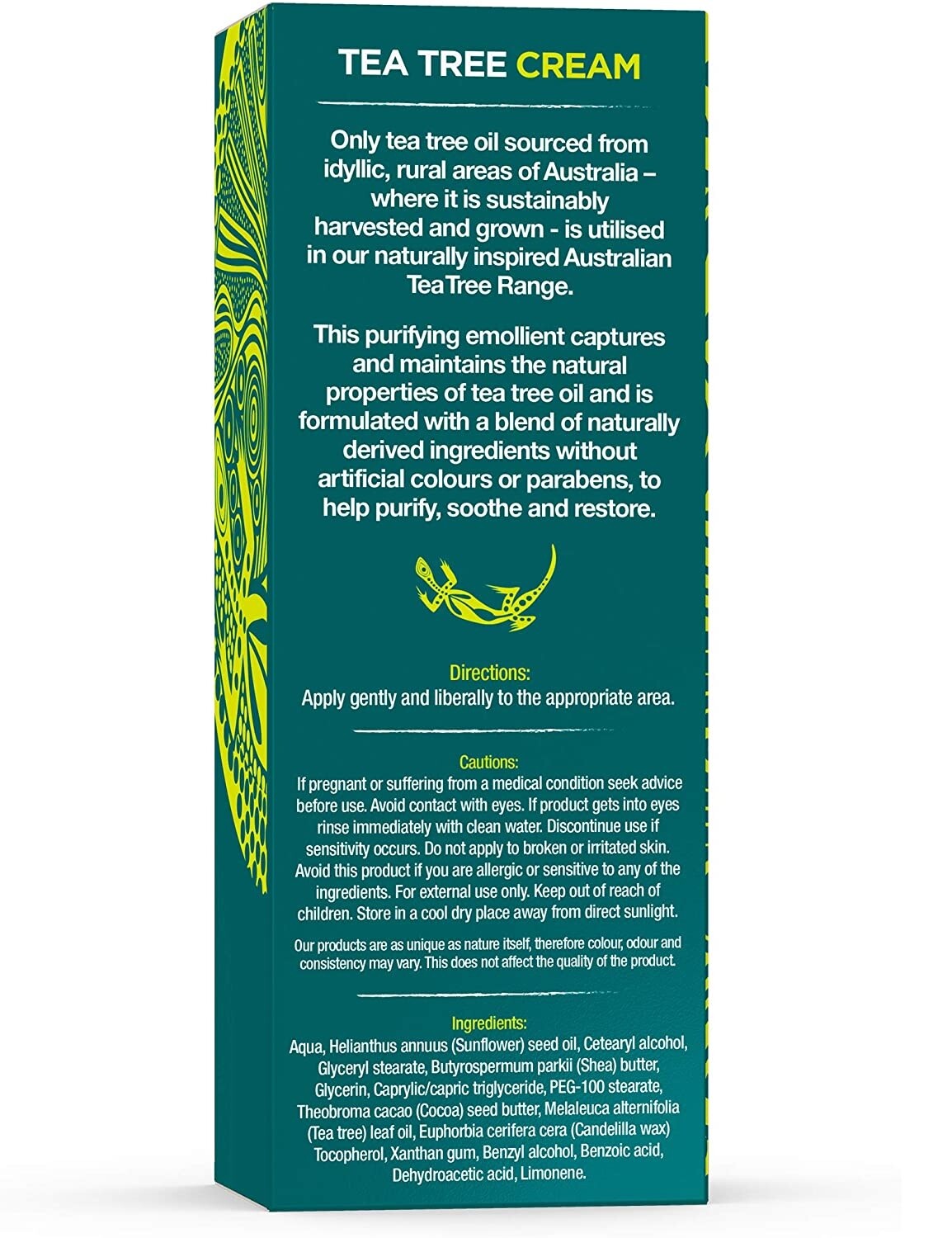 OPTIMA AUSTRALIAN TEA TREE ANTISEPTIC TEA tree CREAM 50ml - GENTLE ...