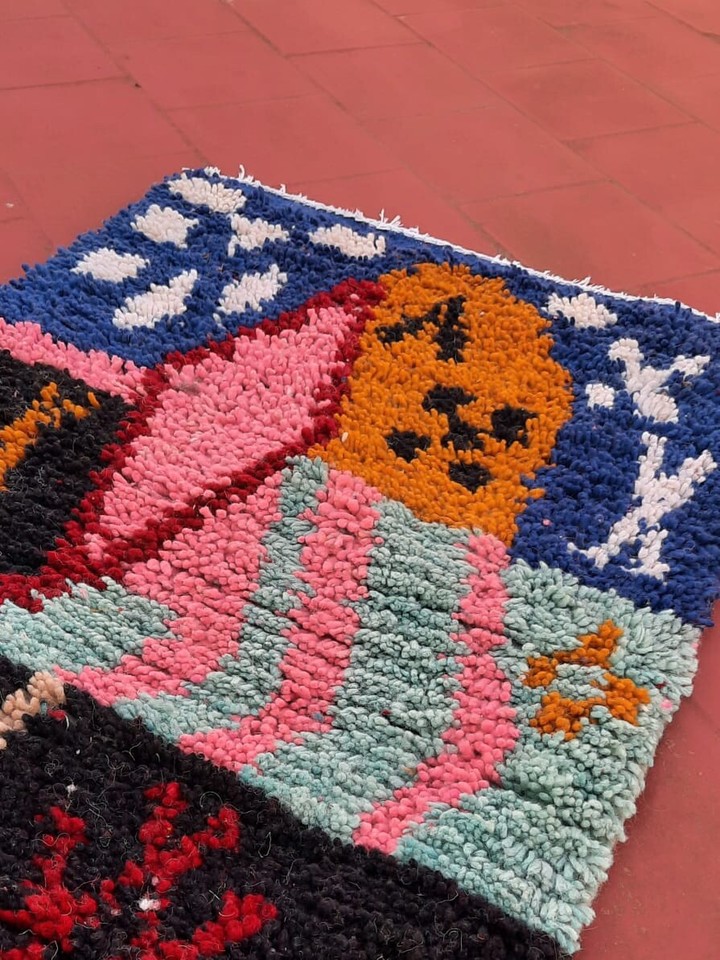 Colorful Morocco Rug Runner Wool Runner Rug Hallway Rug Boujaad Runner ...