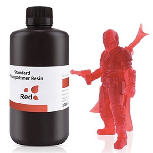 Elegoo 3D Resin 1 kg / 1000 grams - Red Standard Photopolymer Resin | eBay