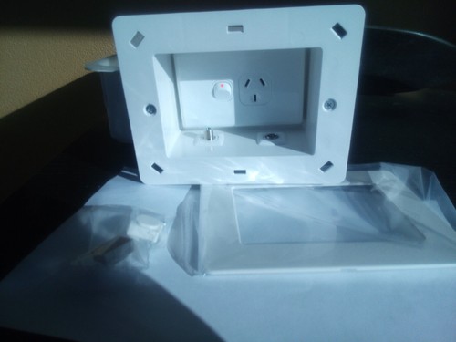 Recessed Power Point Box For TV AV with Single GPO, F to F & PAL to F ...