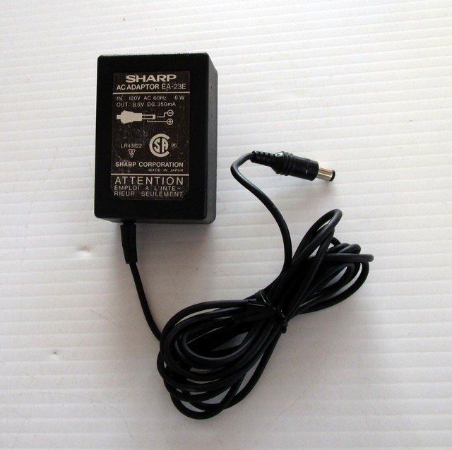 Sharp EA-23E AC Adaptor 120 Volt WOW for sale online | eBay