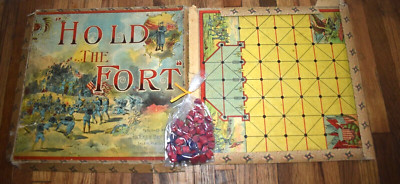 VERY RARE 1895 Parker Brothers Civil War HOLD THE FORT Board Game | eBay
