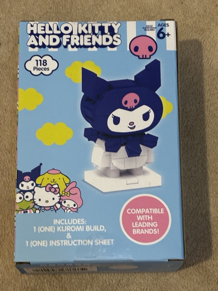 NEW, Hello Kitty KUROMI Block Figure Building Set Sanrio 118 Pieces | eBay