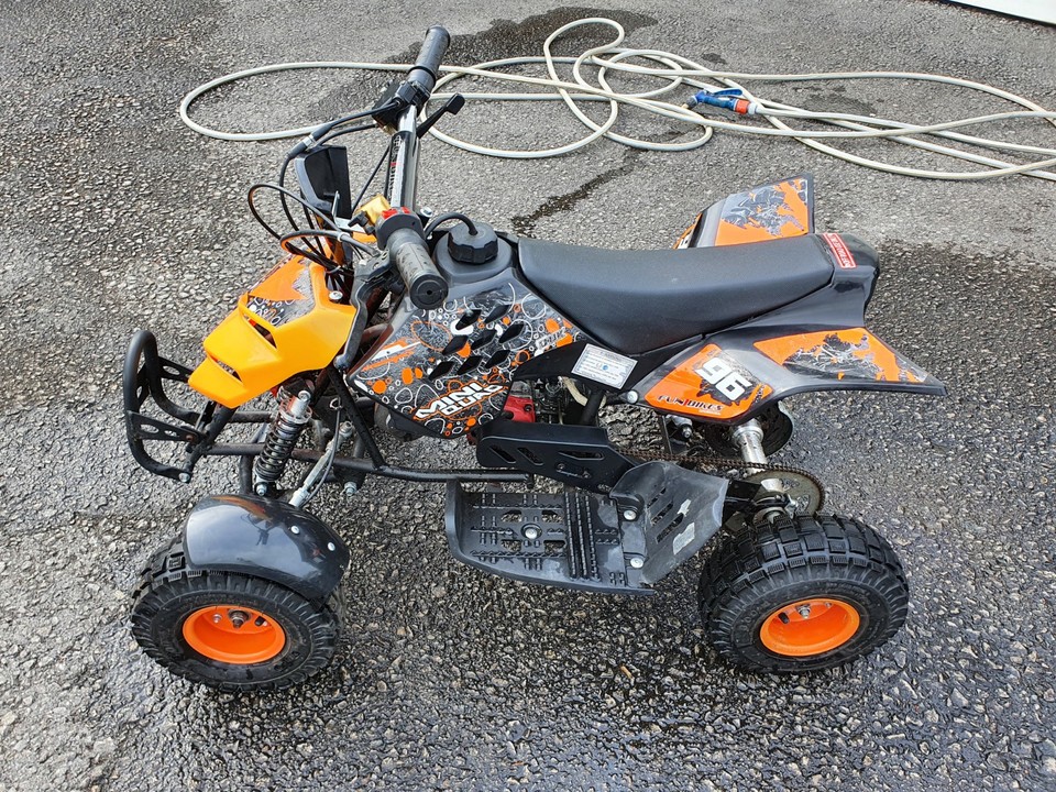 Fun Bikes 50cc Orange Mini Kids Quad Petrol Bike | eBay UK
