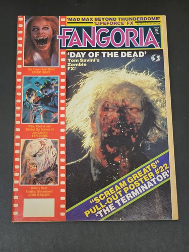 Fangoria #47 & #63 Day of the Dead Terminator Poster 1985 Rare | eBay