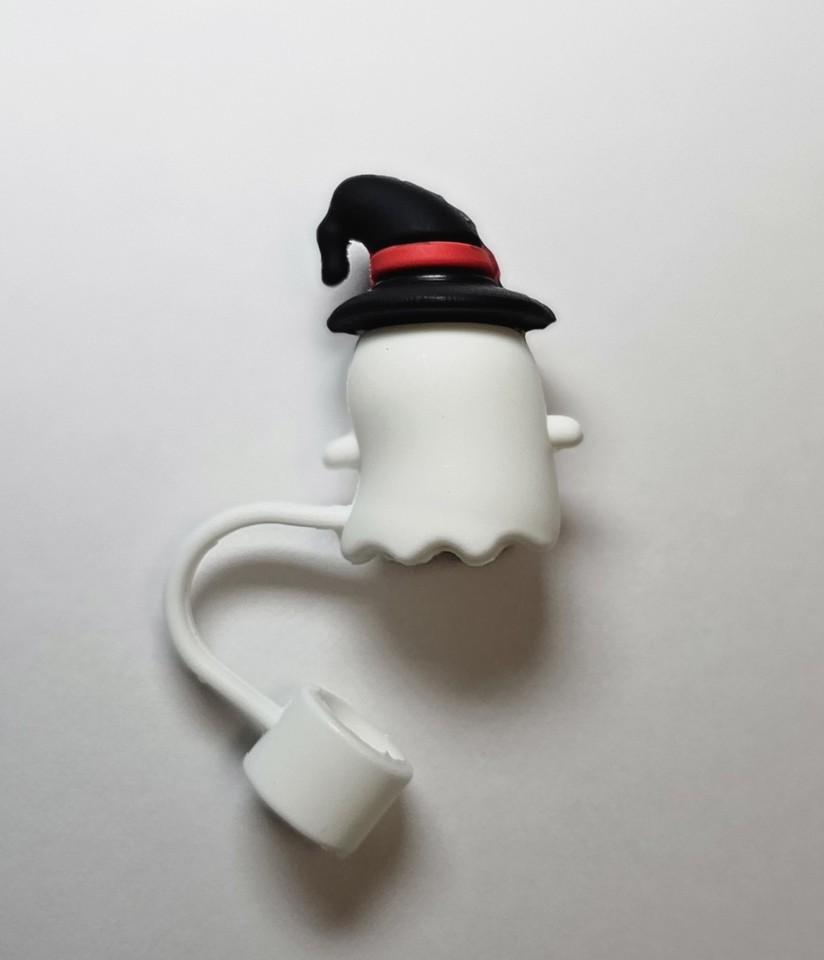 Happy Ghost Cart Mouth Cover For Penjamin/ Straw Cover, Halloween | eBay
