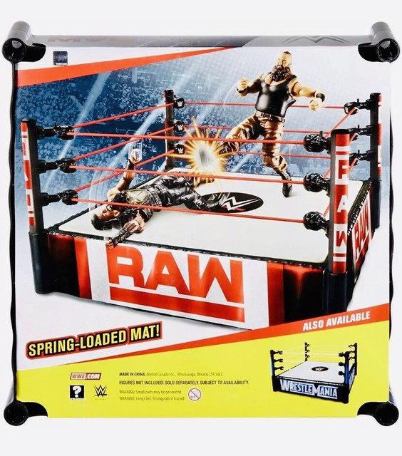 WWE Superstar Raw 14" Ring With Authentic Ropes for sale online | eBay