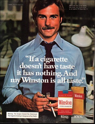 1978 Vintage ad Winston Cigarettes Tobacco Lighter Male Model Shirt 08 ...