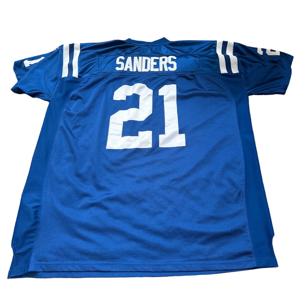 Reebok Bob Sanders #21 Jersey Indianapolis Colts Sewn NFL Equipment 60 ...