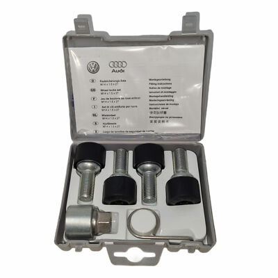 VW Radschloss Radsicherung Diebstahlhemmende Schrauben Radbolzen ...