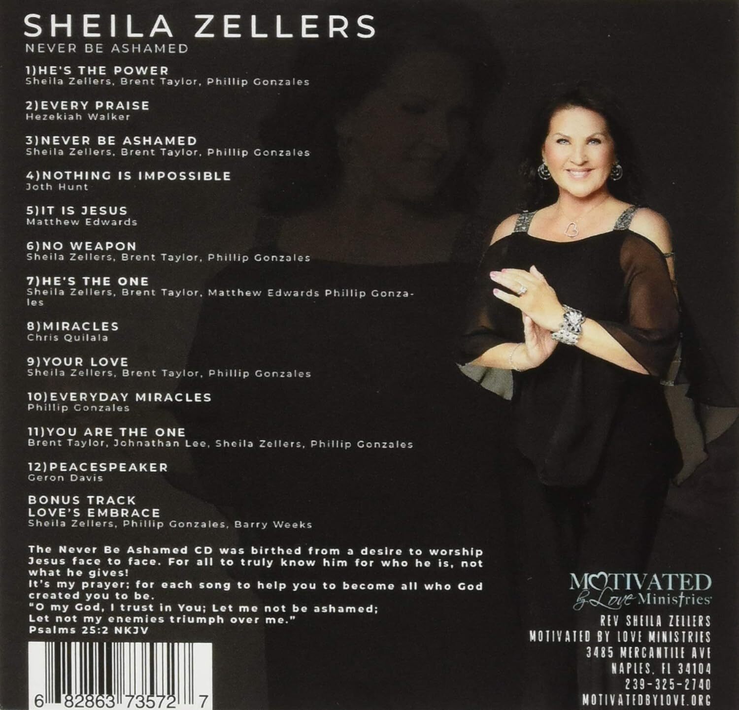 Sheila Zellers Never Be Ashamed (CD) 682863735727 | eBay