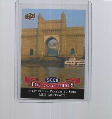 2009 UPPER DECK SERIES 1 BASEBALL HISTORIC FIRSTS FIRST INDIAN PLAYERS ...