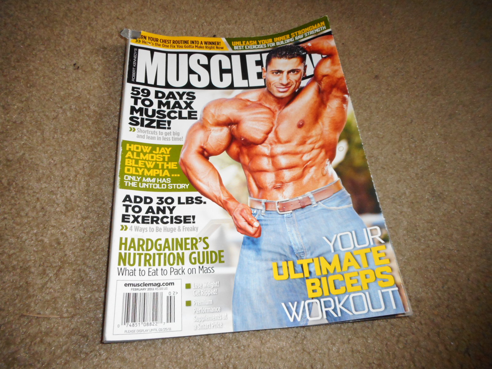 FEB 2011 vintage bodybuilding magazine MUSCLEMAG INTERNATIONAL | eBay