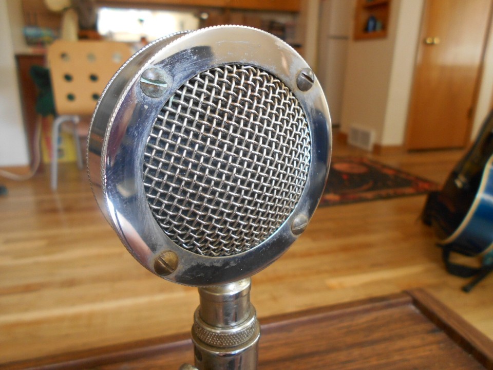 Vintage Antique astAtic corp. Microphone Mic...UnTested Model D-104 | eBay