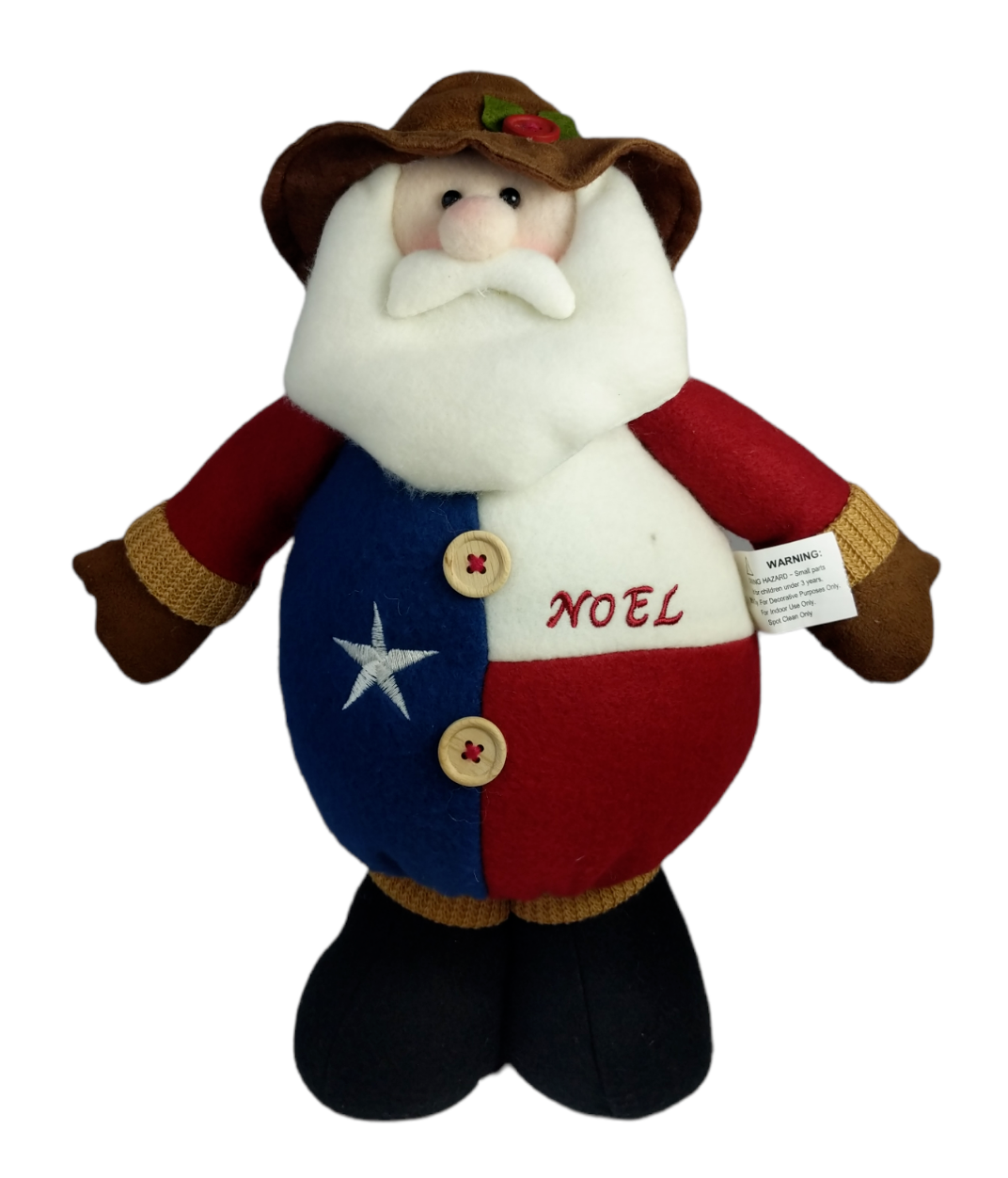Kohl's Stuffed Santa Claus Texas Flag Outfit 14" Tall (Christmas ...