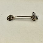 NOS Vintage Mamselle Initial Letter "F” Brooch Monogram Gold Tone Hand ...