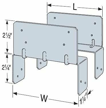 Simpson LPC6Z Adjustable Post Cap Zmax (40-Pack) | eBay