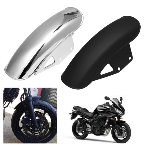 Motorcycle Front Fender Mudguard Splash Sand Guard Wheel Cover Silver ...