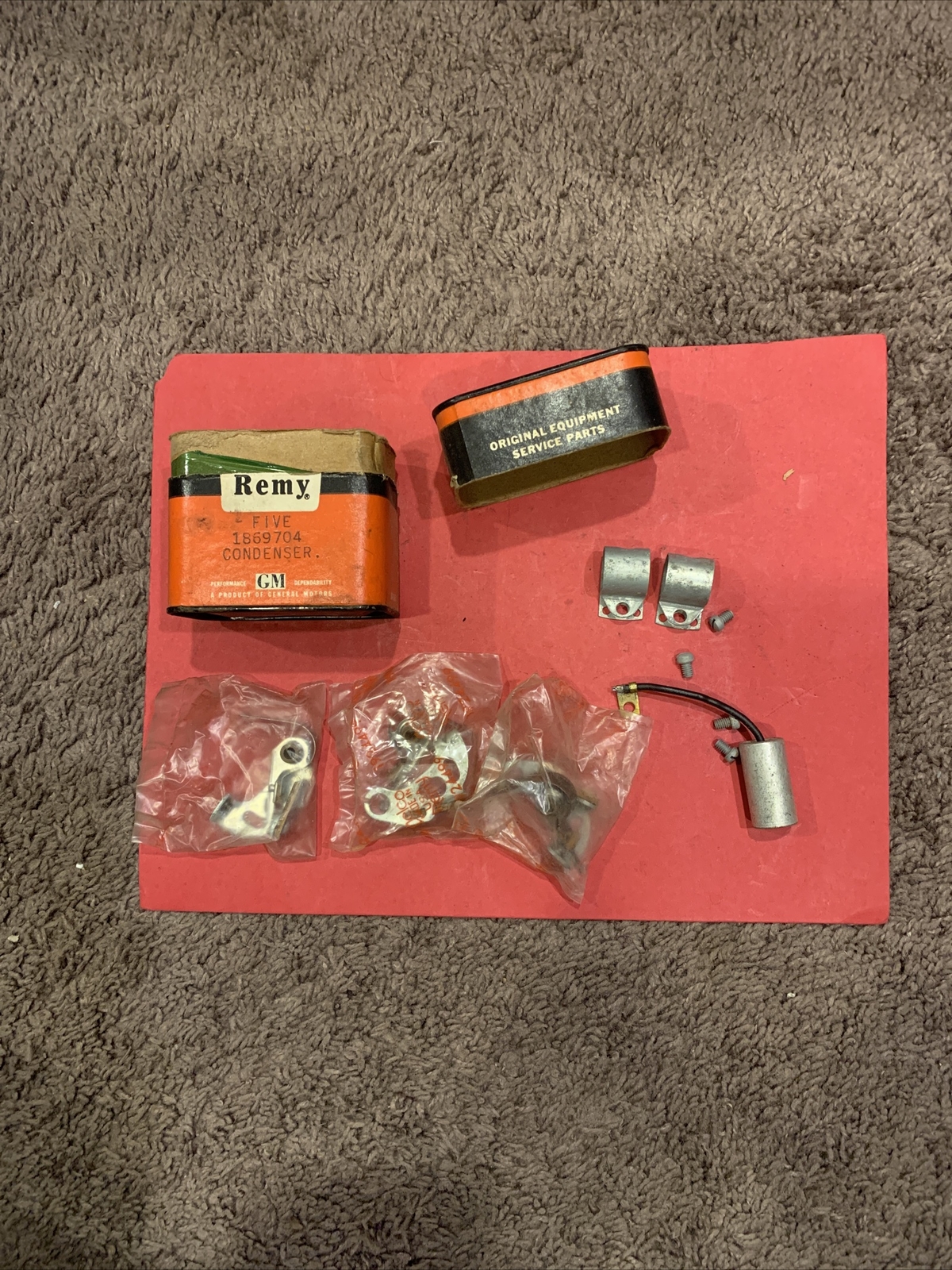 LOT OF 3 1955-56 Chevy V8 Pass/Truck 150 210 NOS Delco Remy Points D ...