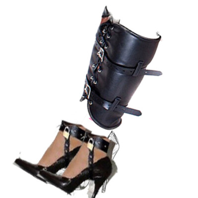 Bondage Ankle Restraint Locking High Heel Shoes Straps Anti-off BDSM ...