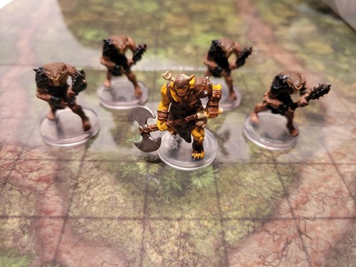 Bugbear Ambush Encounter- 5 D&D Miniatures - Ready Made Encounter ...