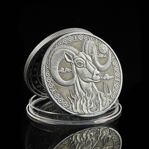 2025 Constellation Aries 1OZ Commemorative Western Astrology Metal Coin ...